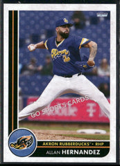 2025 Akron RubberDucks Allan Hernandez – Go Sports Cards