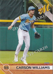 2024 Montgomery Biscuits Carson Williams – Go Sports Cards