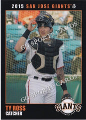 2015 San Jose Giants Ty Ross – Go Sports Cards