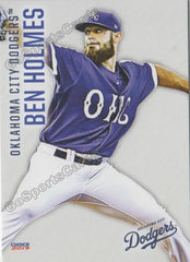 2019 Oklahoma City Dodgers Ben Holmes – Go Sports Cards