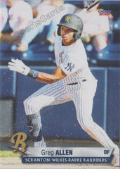 2021 Scranton Wilkes Barre RailRiders Greg Allen – Go Sports Cards