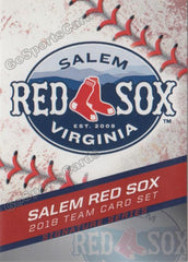 2018 Salem Red Sox Header Checklist – Go Sports Cards