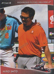 2018 Richmond Flying Squirrels Hiro Sato – Go Sports Cards