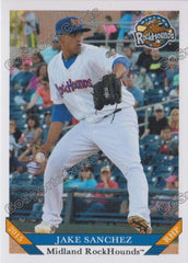 2015 Midland RockHounds Jake Sanchez – Go Sports Cards