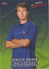 2019 Gwinnett Stripers Nick Jensen – Go Sports Cards