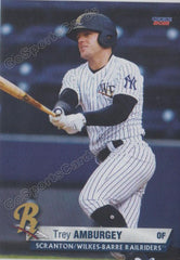 2021 Scranton Wilkes Barre RailRiders Trey Amburgey – Go Sports Cards
