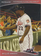 2018 Richmond Flying Squirrels Willie Harris – Go Sports Cards