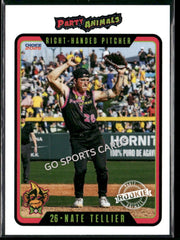 2025 Party Animals Savannah Bananas Nate Tellier – Go Sports Cards