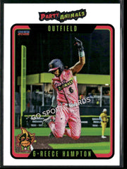 2025 Party Animals Savannah Bananas Reece Hampton – Go Sports Cards