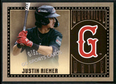 2025 Greenville Drive Justin Riemer – Go Sports Cards