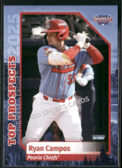 2025 Midwest League Top Prospects MWL Ryan Campos – Go Sports Cards