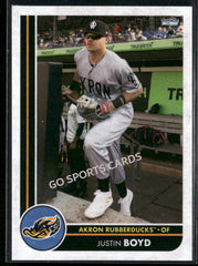 2025 Akron RubberDucks Justin Boyd – Go Sports Cards