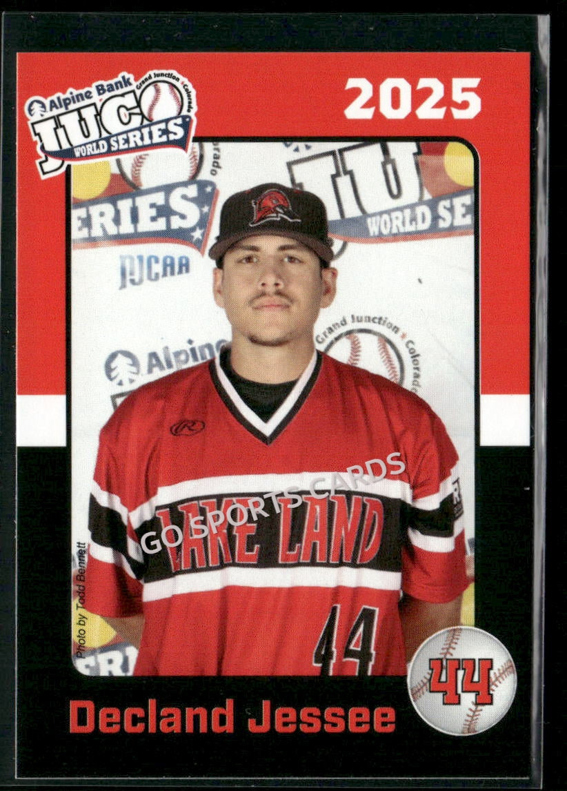 2025 Lake Land Lakers JUCO Decland Jessee – Go Sports Cards