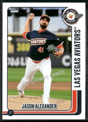 2025 Las Vegas Aviators Jason Alexander – Go Sports Cards