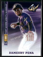 2025 Fort Myers Mighty Mussels Dameury Pena – Go Sports Cards