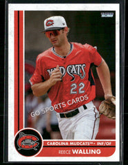 2025 Carolina Mudcats Reece Walling – Go Sports Cards