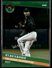 2025 Greensboro Grasshoppers Ryan Harbin – Go Sports Cards