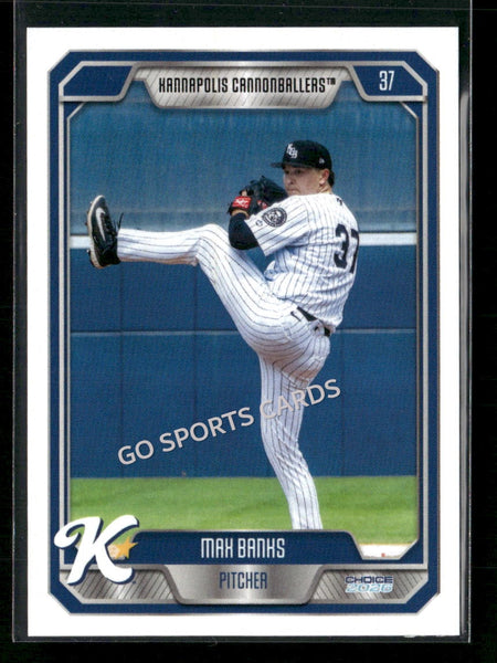 2026 Kannapolis Cannonballers Max Banks – Go Sports Cards