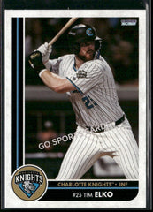 2025 Charlotte Knights Tim Elko – Go Sports Cards