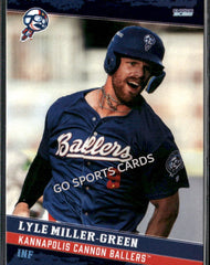 2025 Kannapolis Cannon Ballers Lyle Miller Green – Go Sports Cards