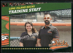 2025 Long Island Ducks Maggie Cannatella Frank D'Aversa – Go Sports Cards