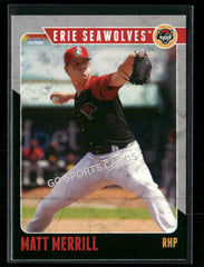 2025 Erie SeaWolves Matt Merrill – Go Sports Cards