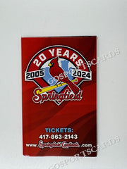 2024 Springfield Cardinals Pocket Schedule – Go Sports Cards