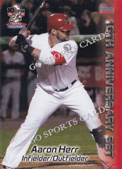 2014 Lancaster Barnstormers 10th Anniversary Aaron Herr – Go Sports Cards