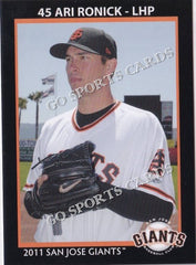 2011 San Jose Giants Ari Ronick – Go Sports Cards