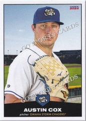 2024 Omaha Storm Chasers Austin Cox – Go Sports Cards