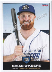 2024 Omaha Storm Chasers Brian O'Keefe – Go Sports Cards