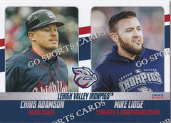 2024 Lehigh Valley IronPigs Chris Adamson Mike Lidge – Go Sports Cards