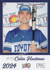 2024 College of Southern Nevada Coyotes JUCO Colin Hushaw – Go Sports Cards