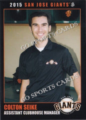 2015 San Jose Giants Colton Seike – Go Sports Cards