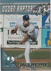 2004 Ogden Raptors David Pfeiffer – Go Sports Cards
