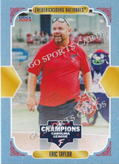 2024 Fredericksburg Nationals Champions Eric Taylor – Go Sports Cards