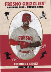 2024 Fresno Grizzlies Fadriel Cruz – Go Sports Cards