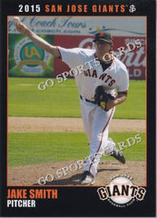 2015 San Jose Giants Jake Smith – Go Sports Cards