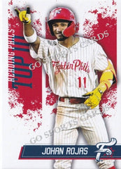 2024 Reading Fightin Phils Top 10 Johan Rojas – Go Sports Cards