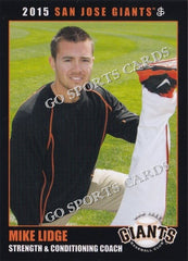 2015 San Jose Giants Mike Lidge – Go Sports Cards