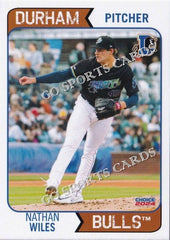 2024 Durham Bulls Nathan Wiles – Go Sports Cards