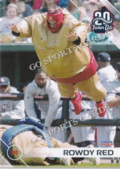 2024 New Hampshire Fisher Cats Rowdy Red Mascot – Go Sports Cards