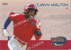 2024 Clearwater Threshers Tjayy Walton – Go Sports Cards