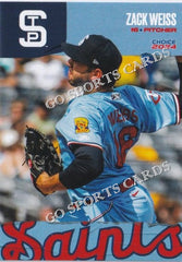 2024 St Paul Saints Zack Weiss – Go Sports Cards