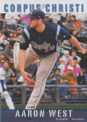 2015 Corpus Christi Hooks Aaron West – Go Sports Cards
