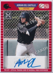 2021 Leaf Pro Set PS-ADC Adrian Del Castillo XRC Autograph – Go Sports ...