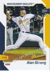 2022 Montgomery Biscuits Alan Strong – Go Sports Cards