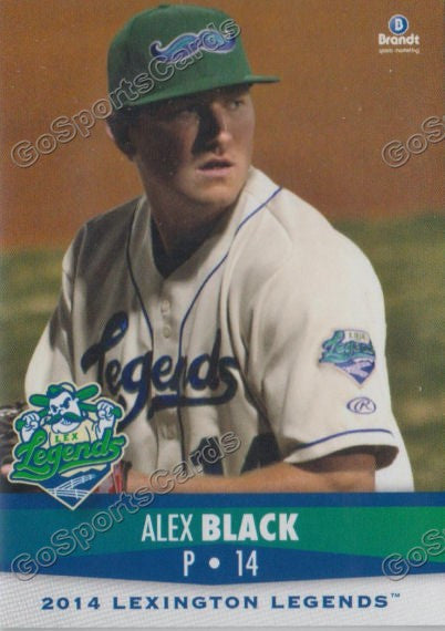 2014 Lexington Legends Alex Black – Go Sports Cards