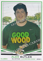 2021 Clinton LumberKings Alex Butler – Go Sports Cards