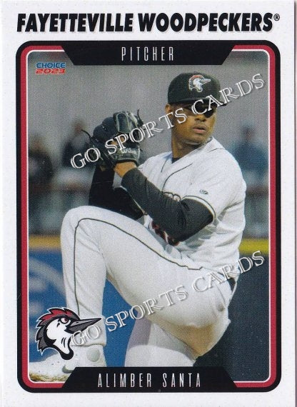 2023 Fayetteville Woodpeckers Alimber Santa – Go Sports Cards 2023 Fayetteville Woodpeckers Alimber Santa – Go Sports Cards